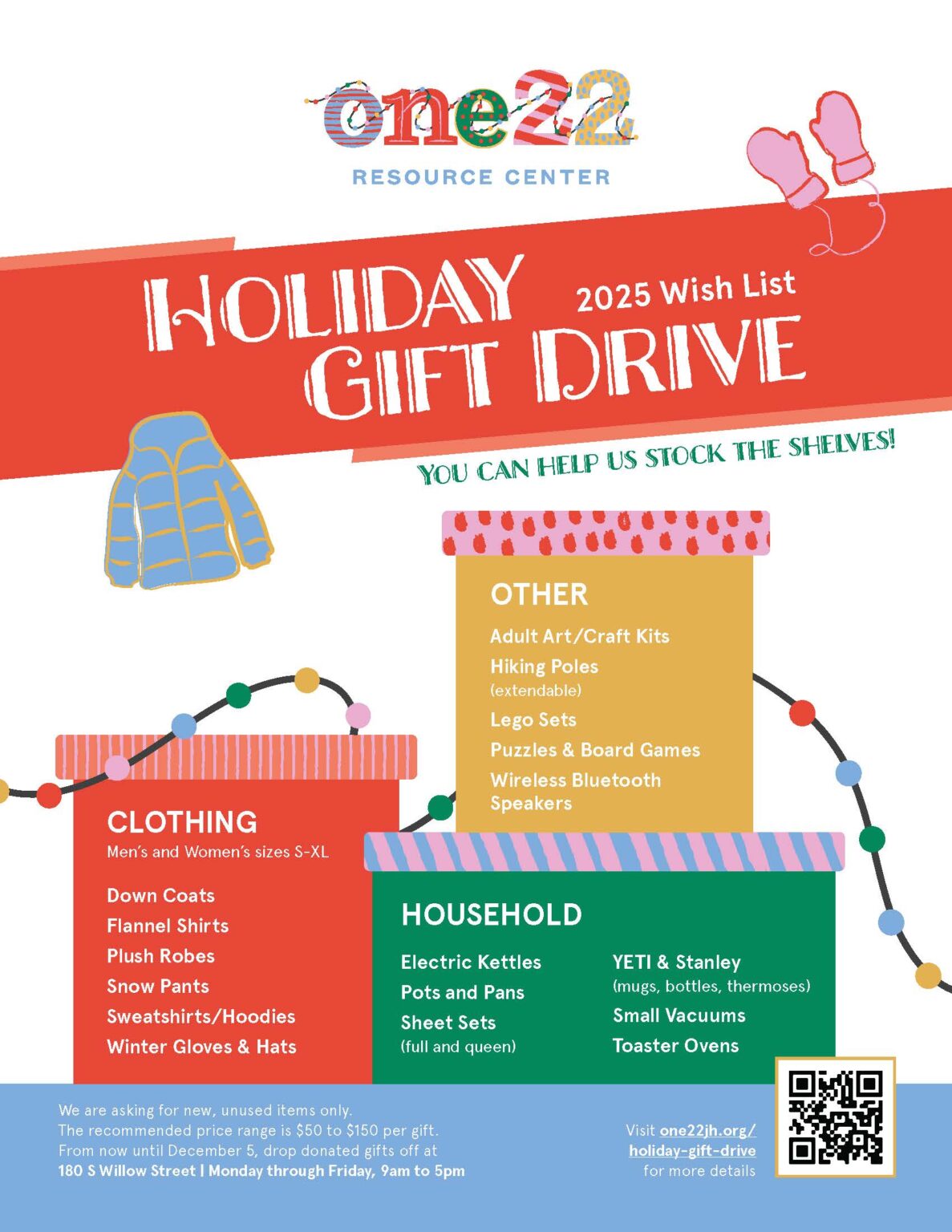 Holiday Gift Drive - St. John's Episcopal Church Jackson Hole, WY